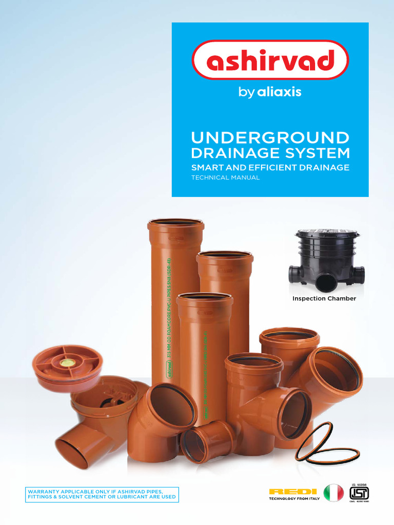 Ashirvad UGD Solutions | PDF | Pipe (Fluid Conveyance) | Foam