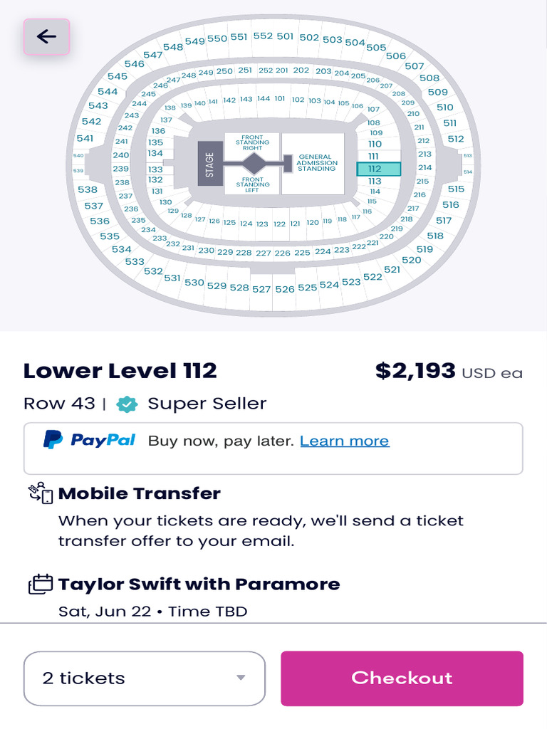 Taylor Swift London Tickets - Wembley Stadium - 06222024 Vivid Seats ...