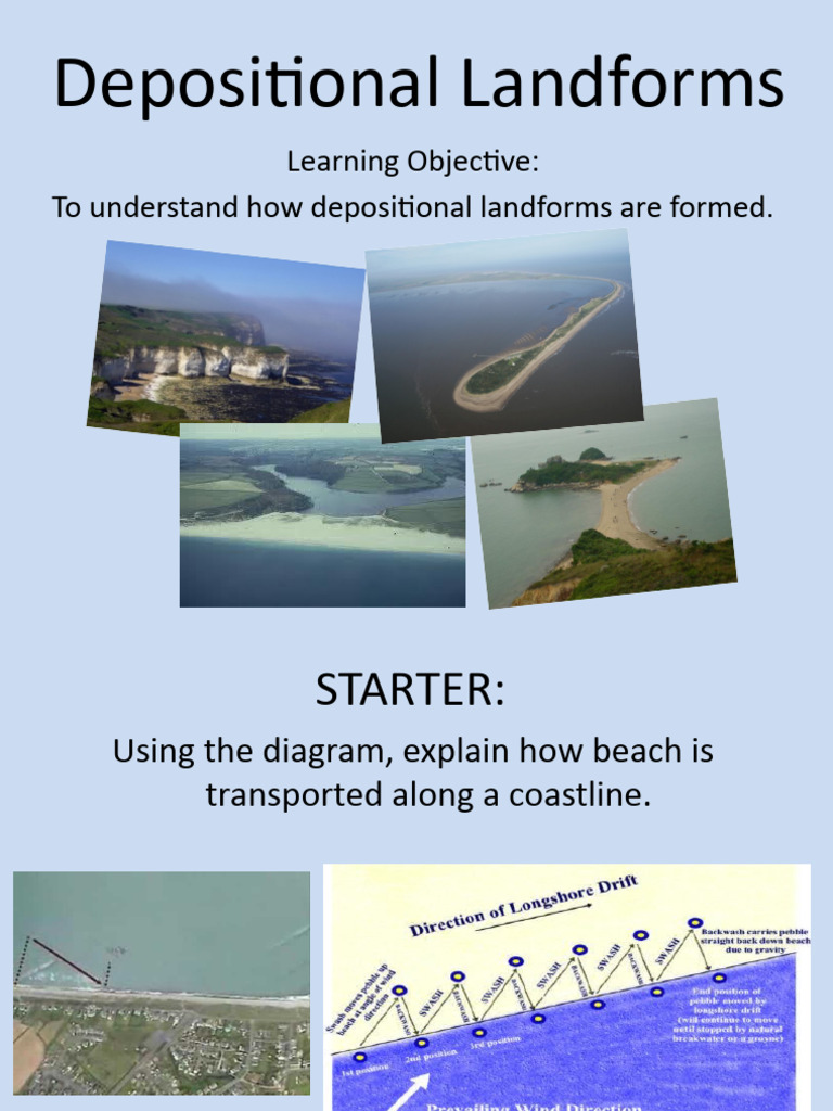 Coastal Depositional Landforms Guide | PDF | Beach | Coast