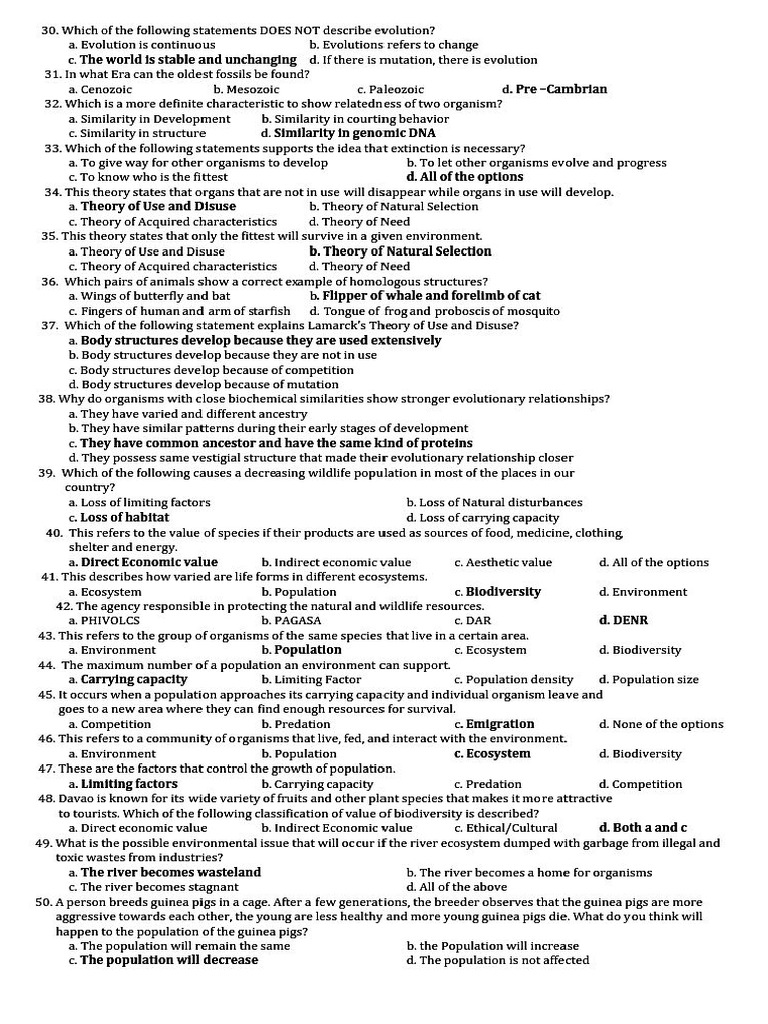 Science 10 Exam | PDF