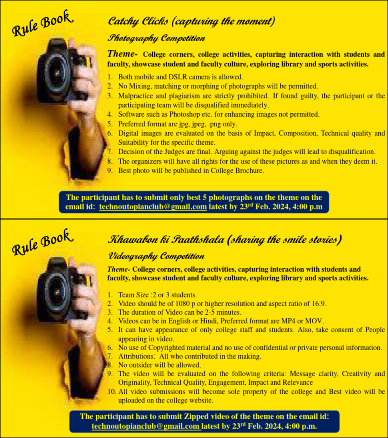 Rulebook | Download Free PDF | Video | Imaging