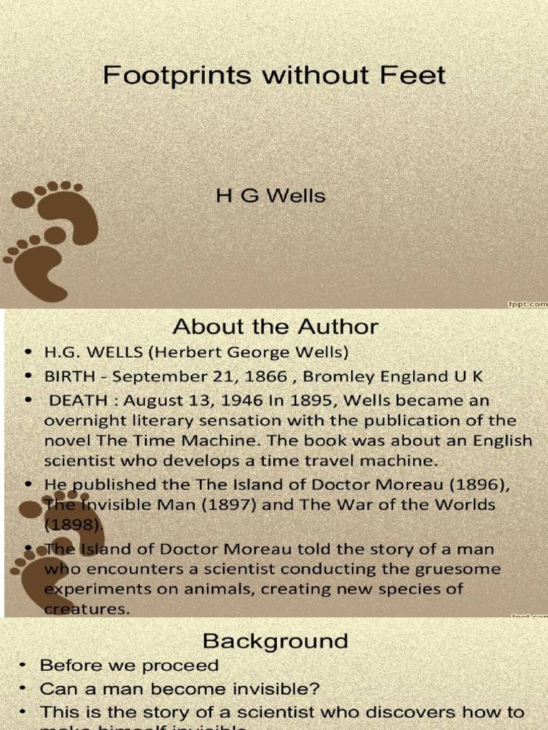 Chapter 5 Footprints Without Feet - PPT | PDF