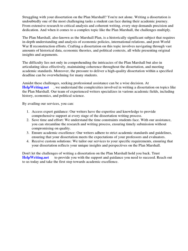 Dissertation Le Plan Marshall | PDF | Marshall Plan | Containment