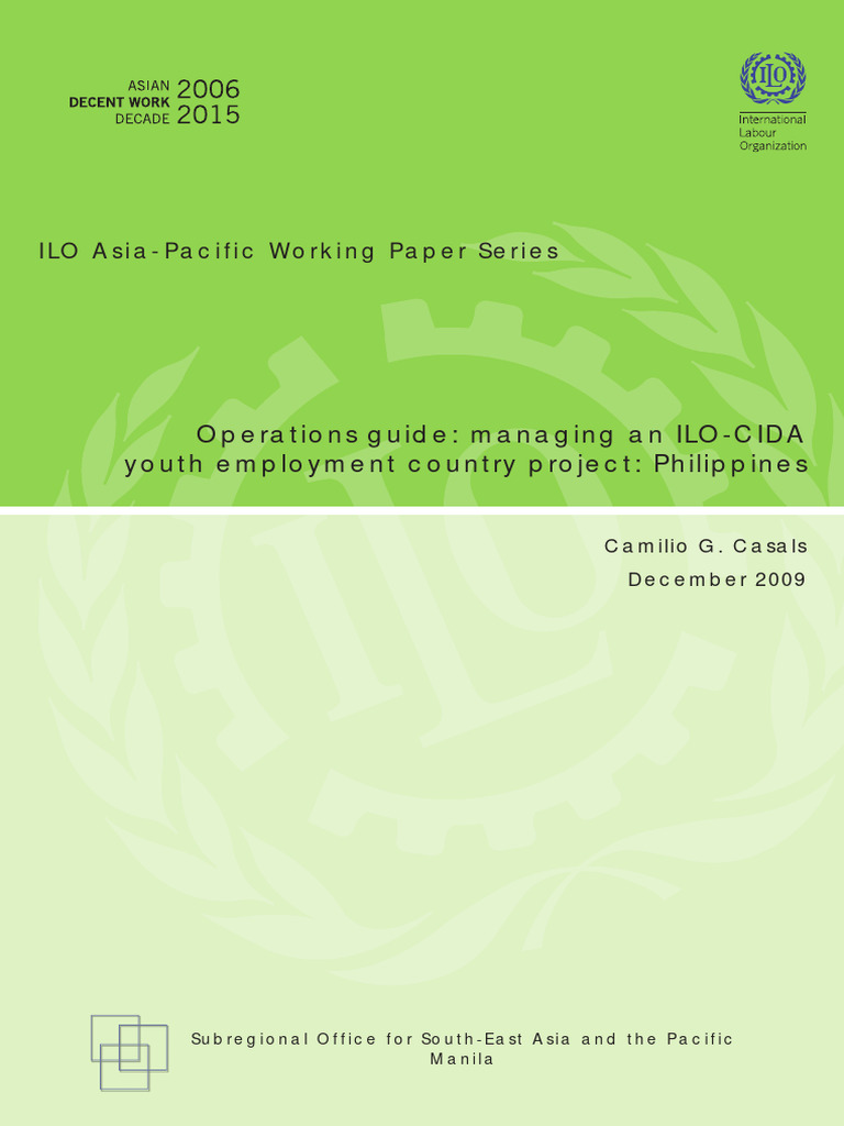 Wcms 142955 | PDF | International Labour Organization | Employment
