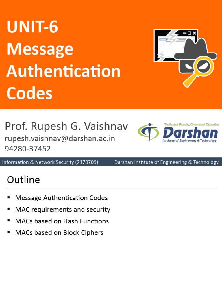 INS GTU Study Material Presentations Unit-6 06082020060719AM | PDF | Cryptography | Key ...