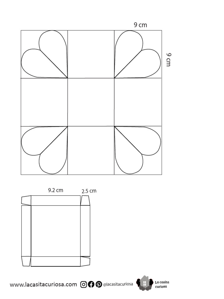 Plantillas Caja Plegable | PDF