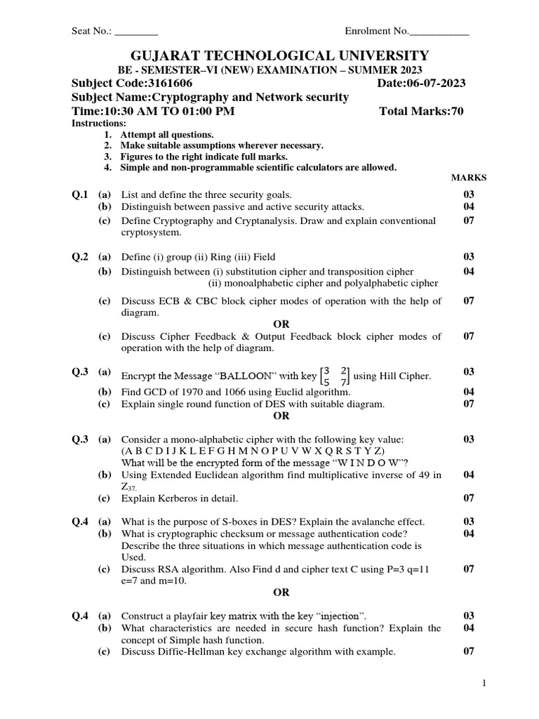 CNS S2023-3161606 | PDF | Cryptography | Cryptanalysis