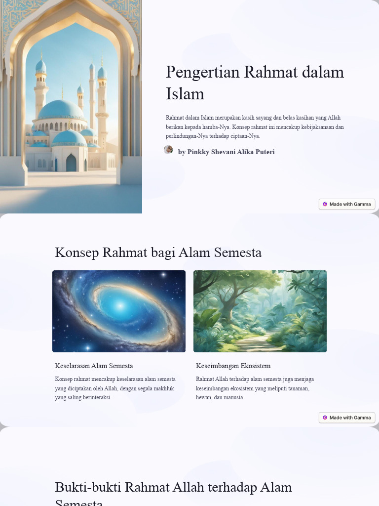 Rahmat dan Tanggung Jawab Alam | PDF | Pengembangan Diri | Kesehatan ...