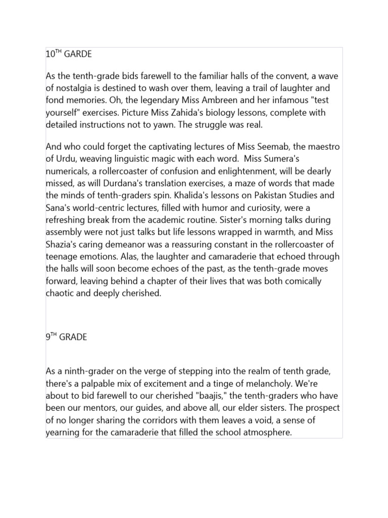 Farewell Skit | PDF