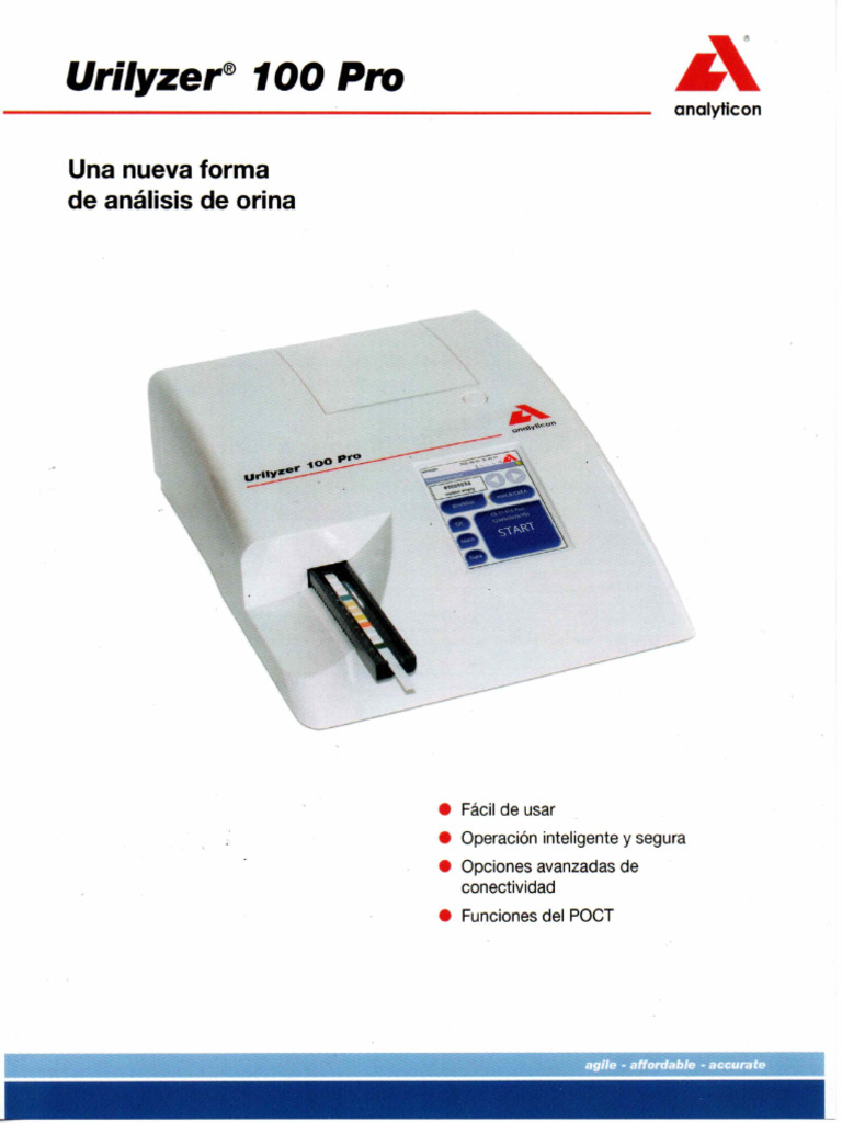 ORINA - URILYZER 100 PRO COMBISCREEN PLUS COMBISCREEN mALB CREA | PDF