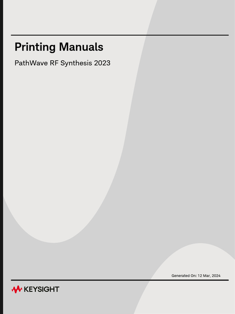 Printing Manuals | PDF | Computing | Software