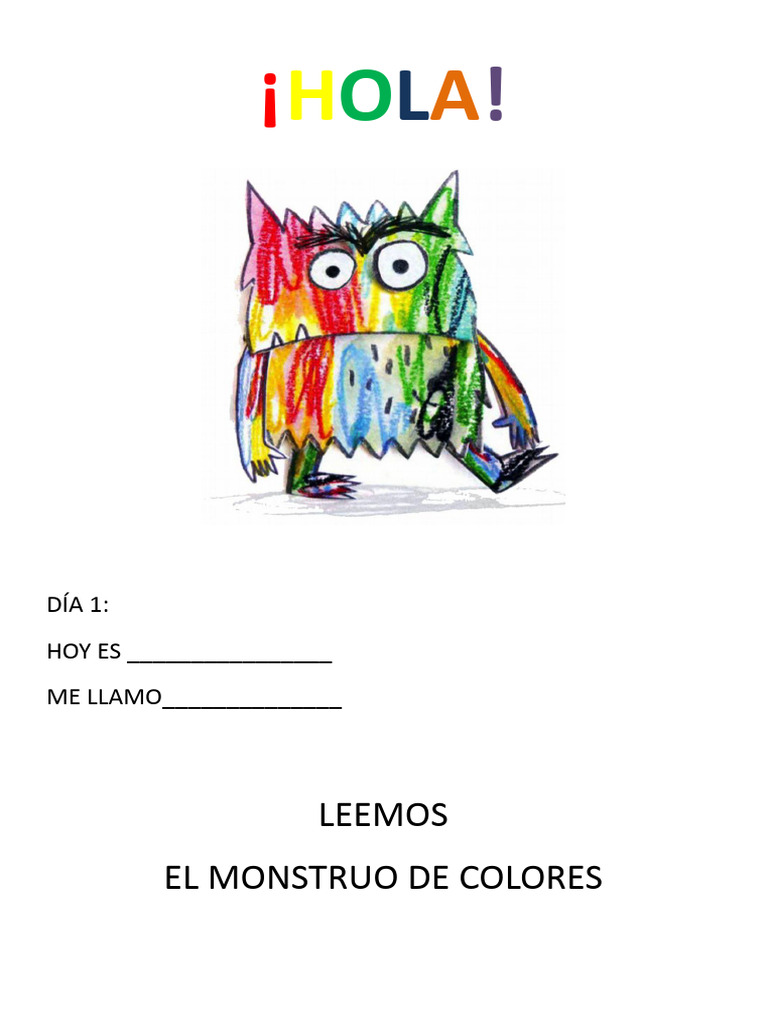 Secuencia Monstruo de Los Colores | PDF | Ciencias sociales | Arte