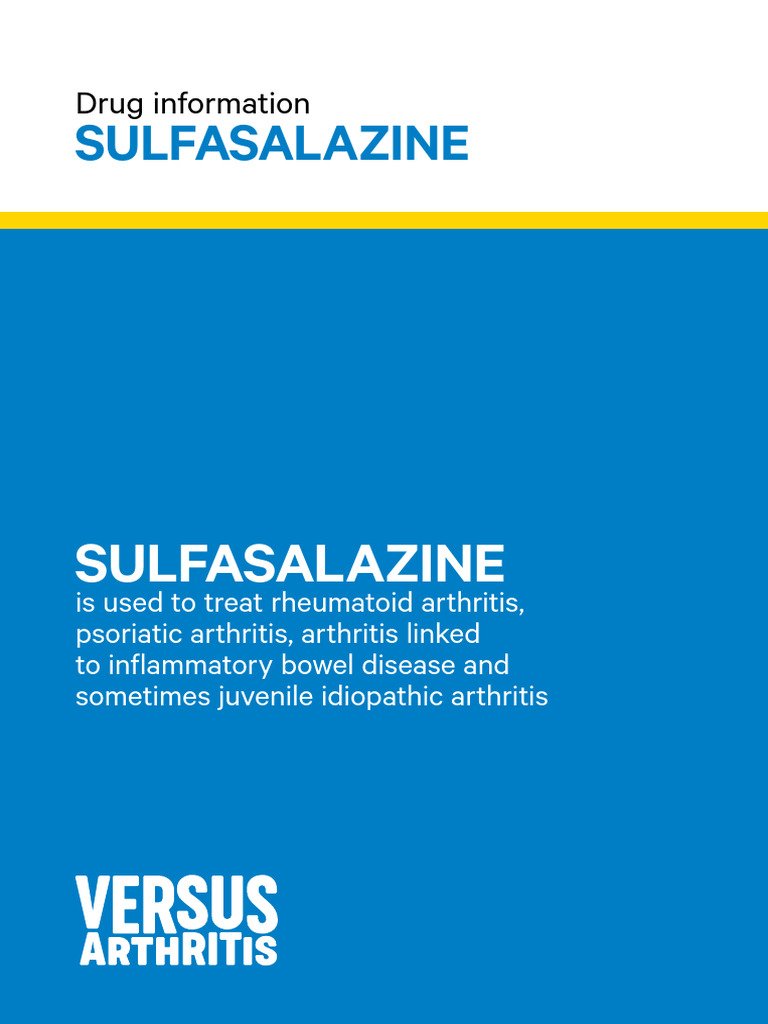 Sulfasalazine Information Booklet March2022 | PDF