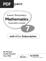 Mathematics Workbook 7 | PDF