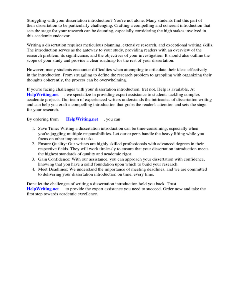 Dissertation Introduction Examples Uk | PDF | Cardiovascular Diseases ...