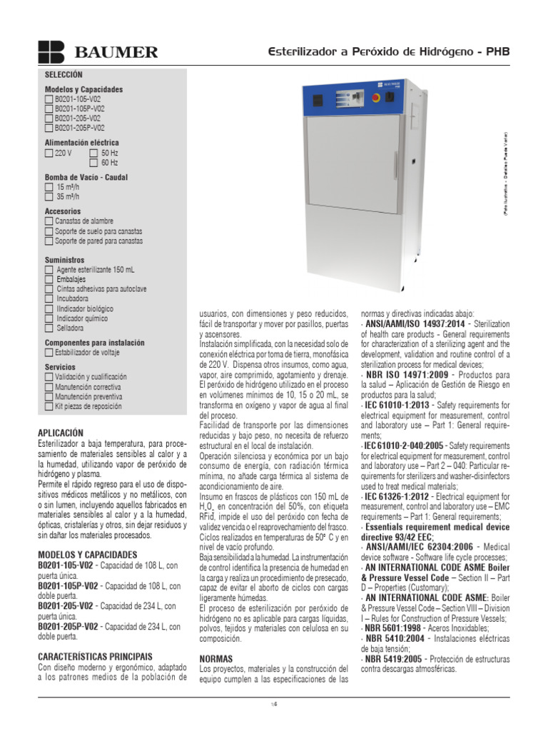 Baumer Upload Site Produto 1524744653130060085 Folleto Tecnico PHB 205 ...