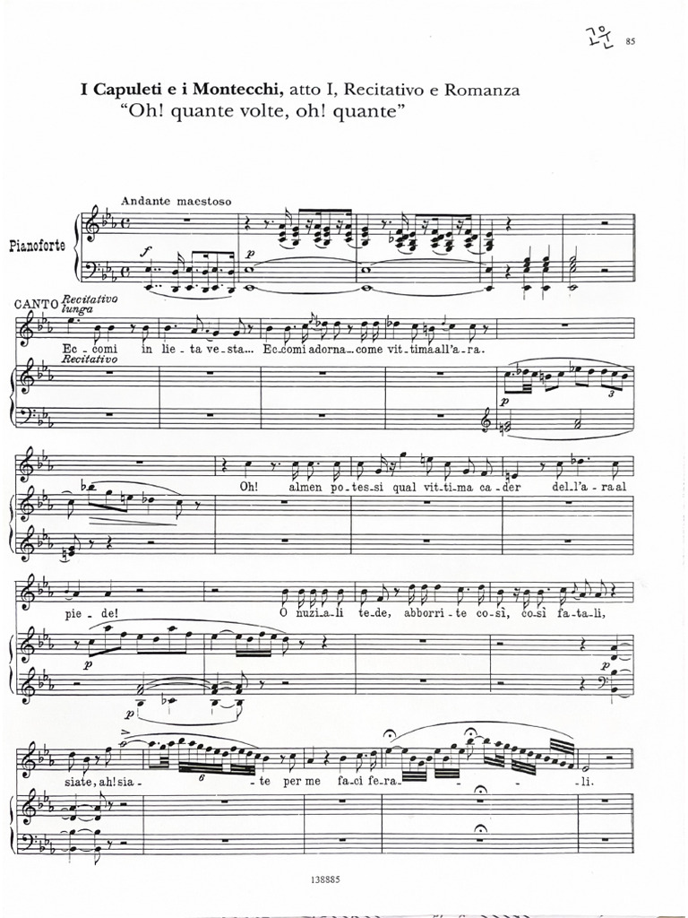 Oh! Quante Volte, Oh! Quante | PDF