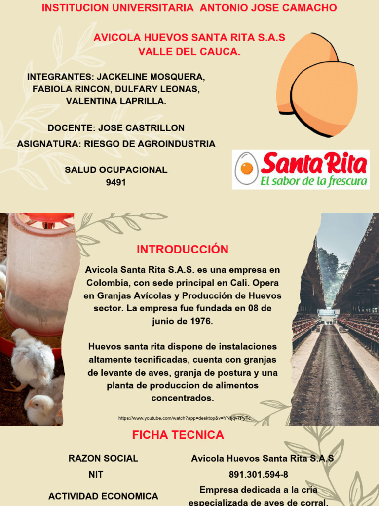 HUEVOS SANTA RITA - Compressed | PDF | Seguridad y salud ocupacional