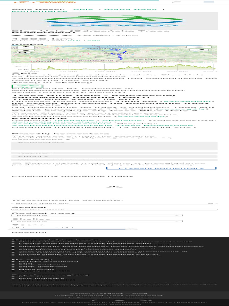 Blue Velo (Odrzańska Trasa Rowerowa) | PDF
