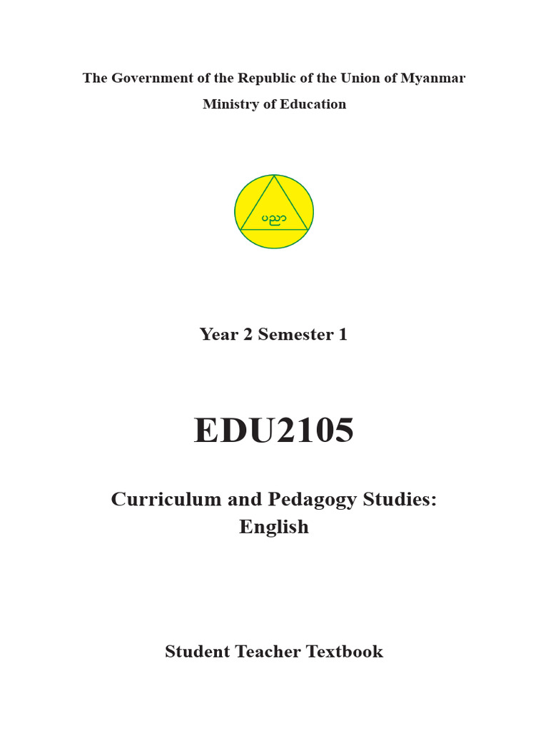 Y2S1 English TB Eng Final | PDF | Curriculum | Teachers