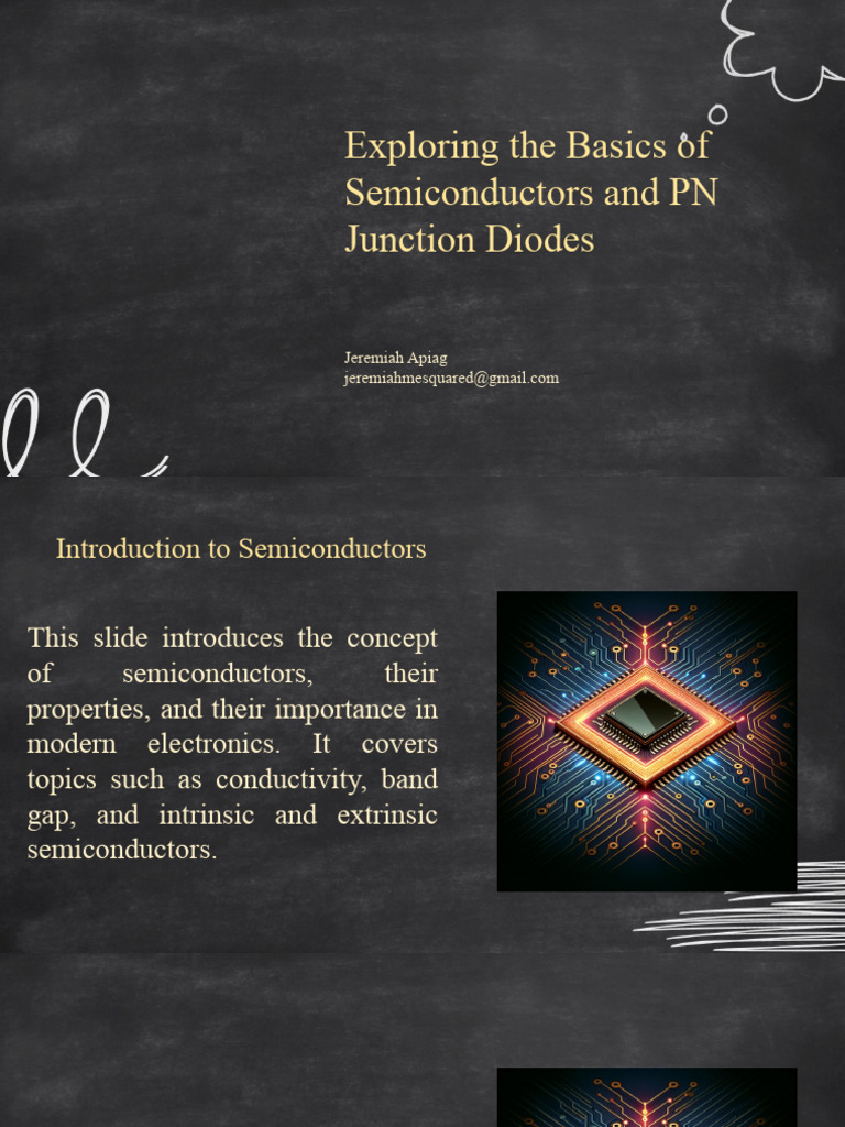 Exploring The Basics of Semiconductors and PN Junction Diodes | PDF | P–N Junction | Diode