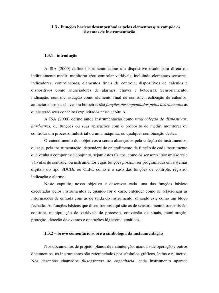 Capítulo 3 Funções Básicas Desempenhadas Pelos Elementos Que Compõem Os ...