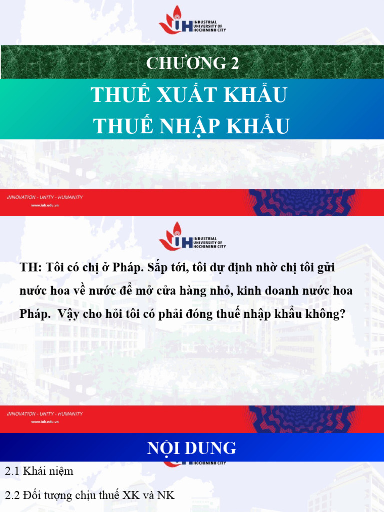 Chuong 2 - Thue XK, NK | PDF