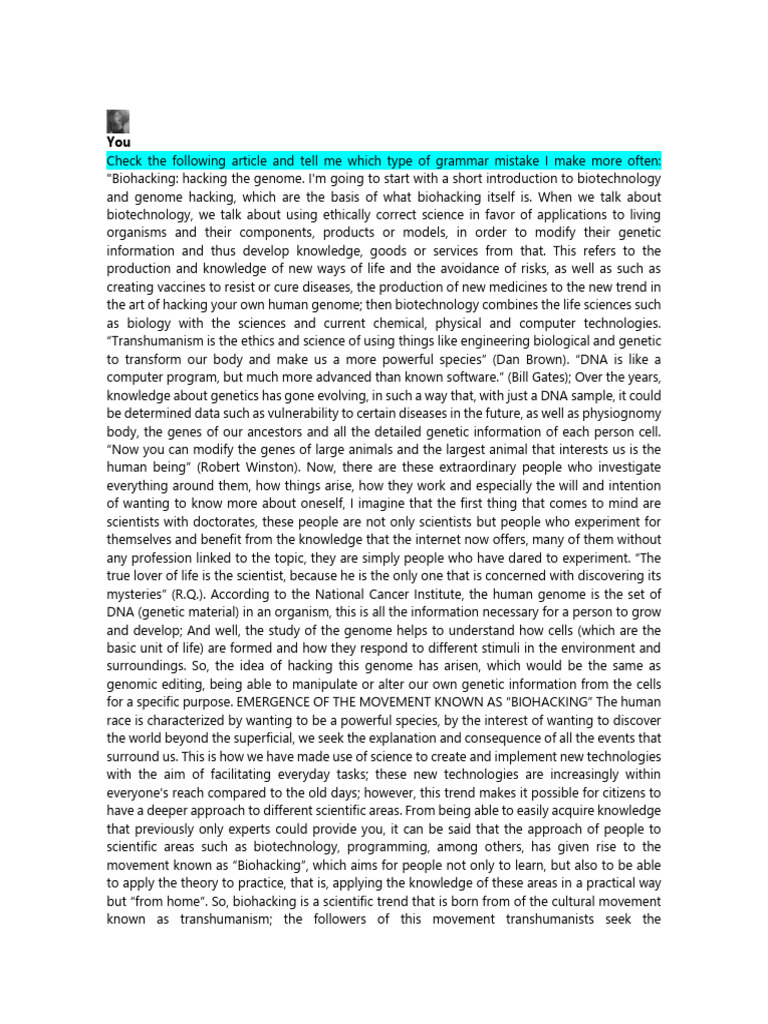 Corrected Version by Chat GPT Article | PDF | Virus | Crispr