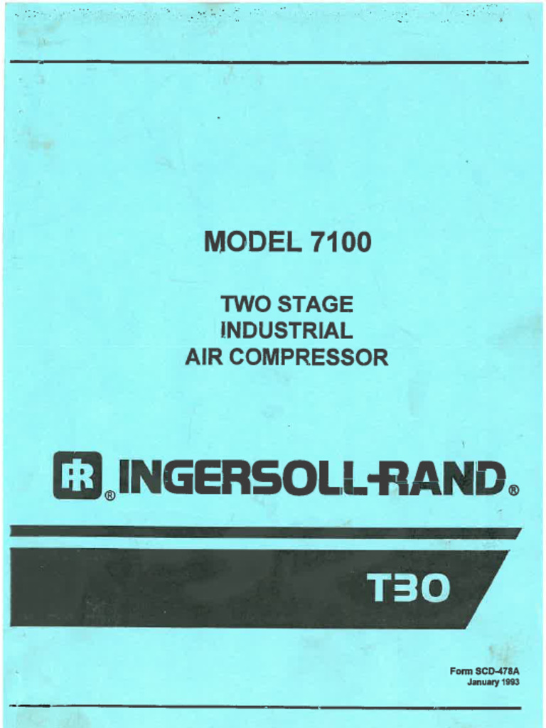 Compresor Ingersoll Rand Mod. 7100 | PDF