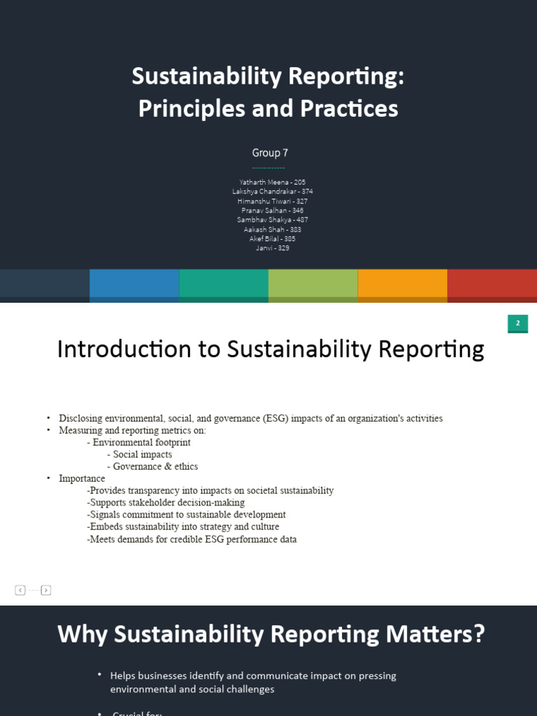 Sustainability Reporting Guide | PDF | Sustainability | Economies