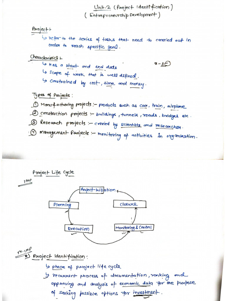 Entrepreneurship Development UNit 2-3 | PDF