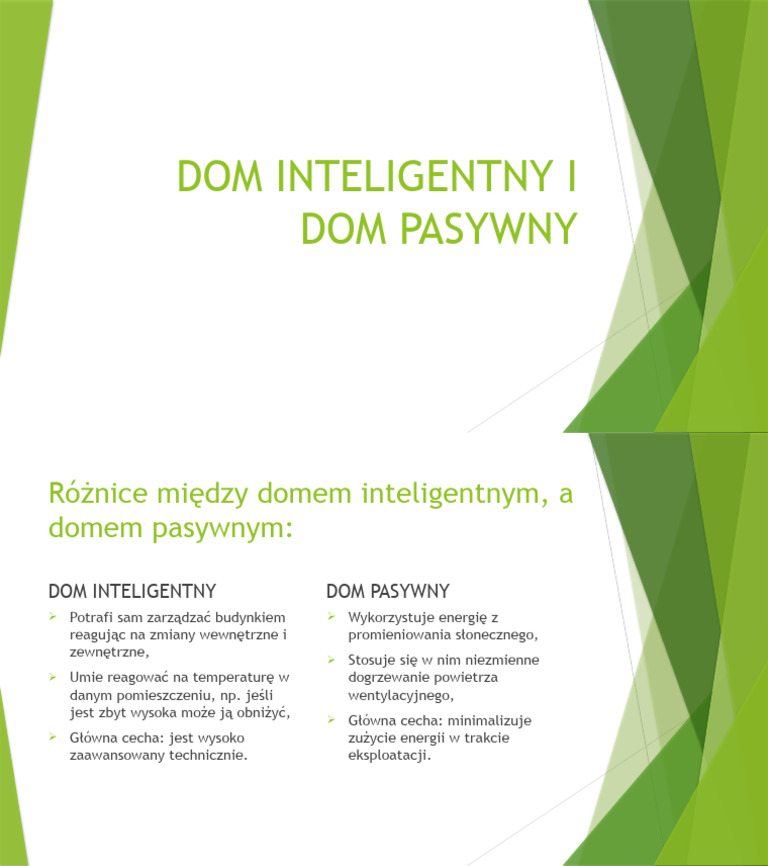 Dom Inteligentny I Dom Pasywny | PDF