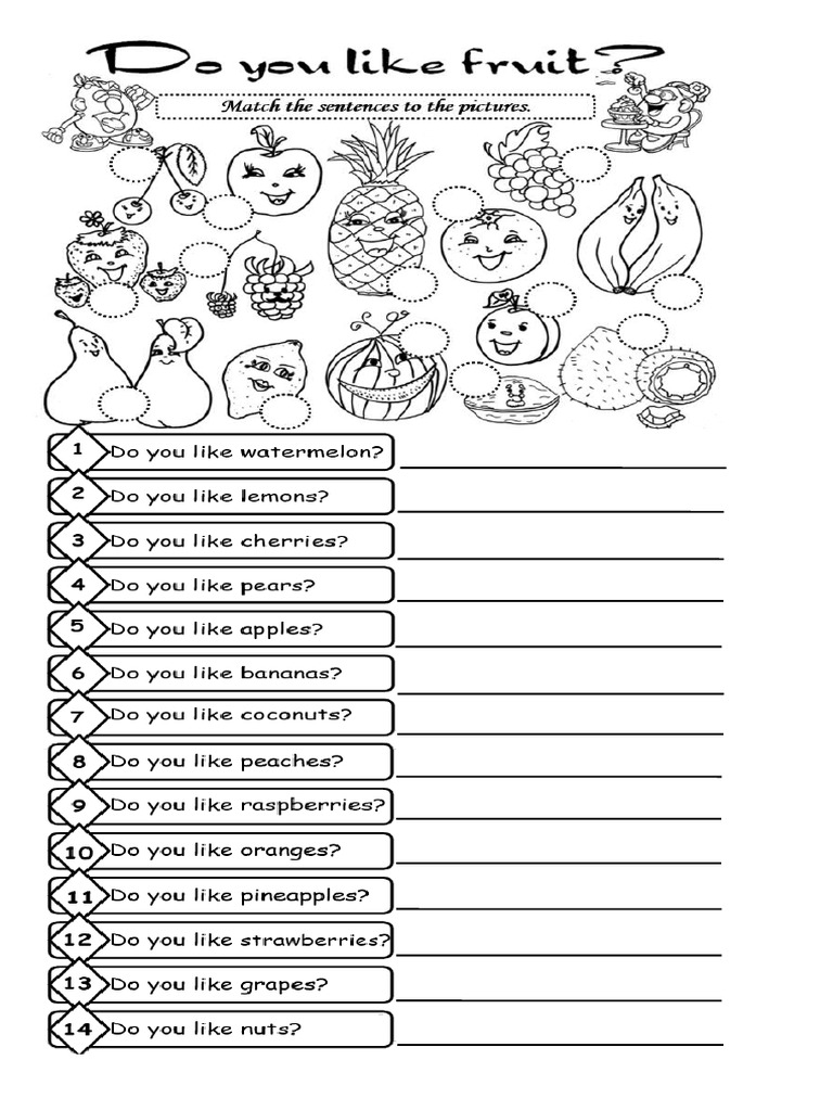 Worksheet Do You Like | PDF
