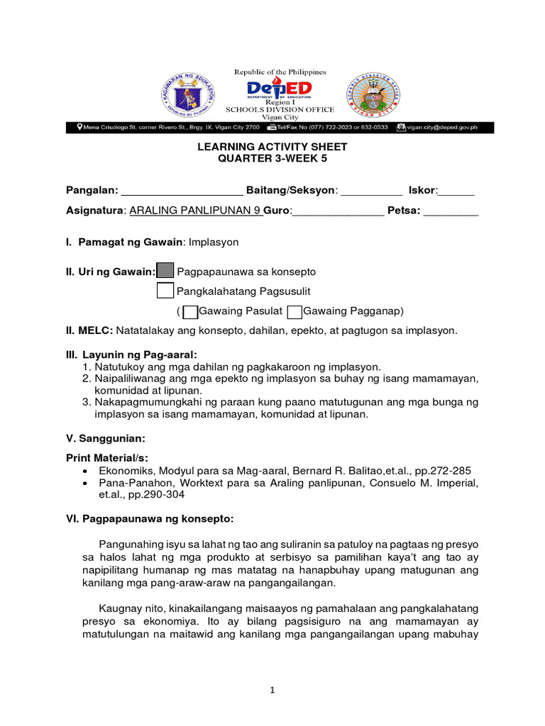 Ap9 Q3 Week 5 Pdf