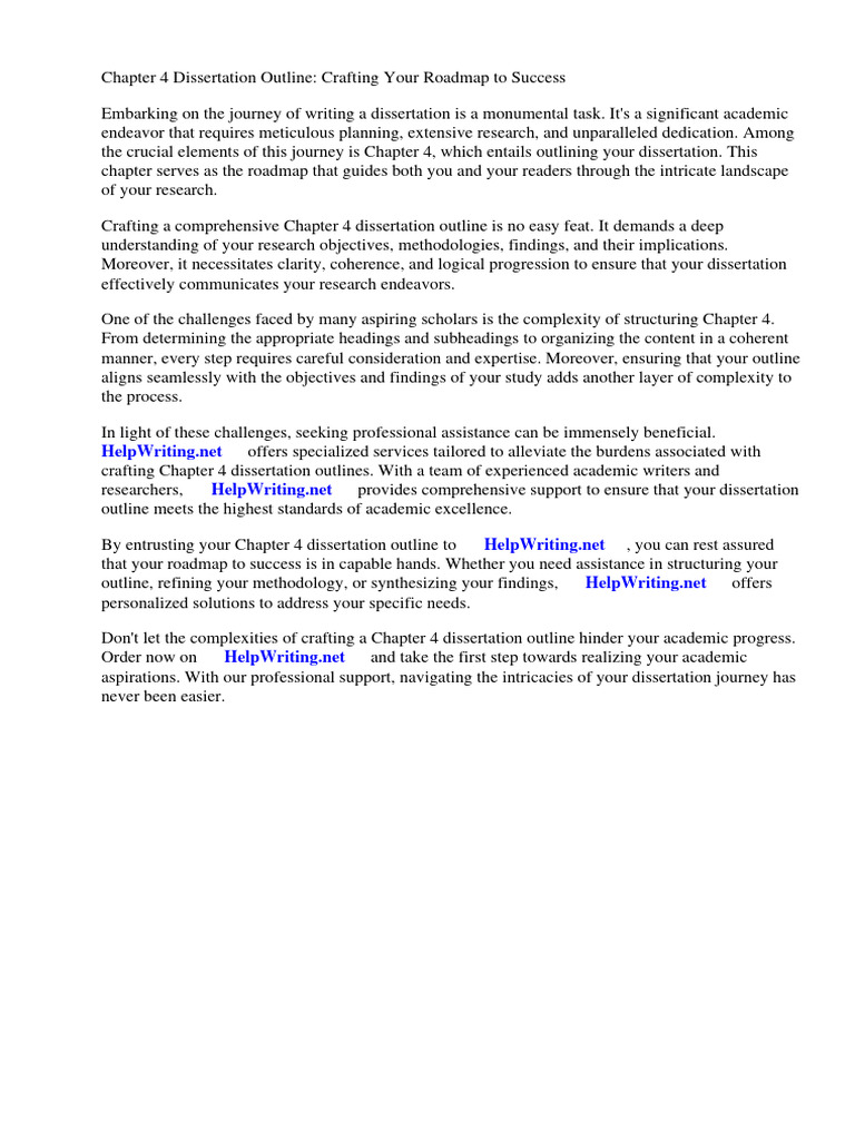 Chapter 4 Dissertation Outline | Download Free PDF | Methodology ...