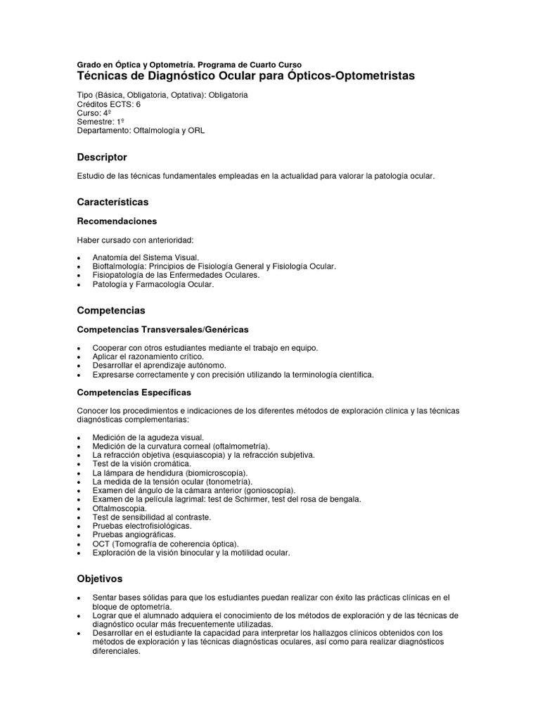 13-2013-03-14-PAT - Técnicas de Diagnóstico Ocular para Optometristas | PDF | Optometría ...