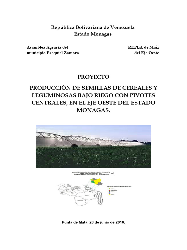 Proyecto Semilla Bajo Riego, REPLA Maiz Oeste | PDF | Agricultura | Agua subterránea