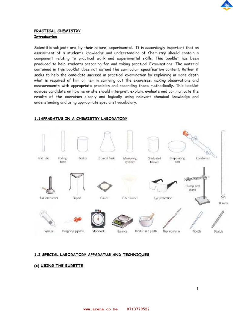 Practical Chemistry | PDF | Titration | Chemistry