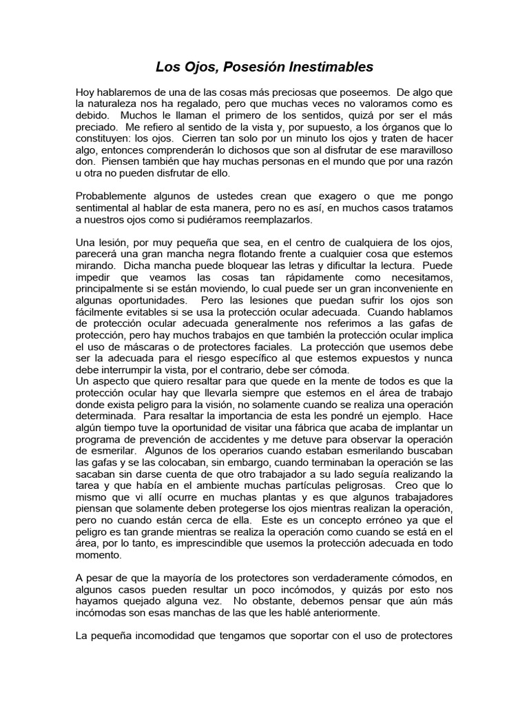 03.05 Los Ojos | PDF