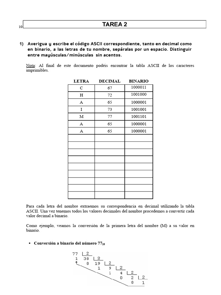 Tarea2 Binario | PDF | Modelo de color Rgb | Color