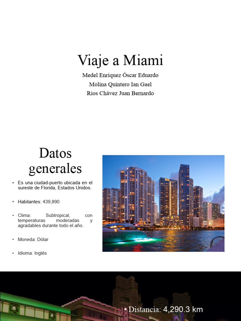Viaje A Miami | PDF