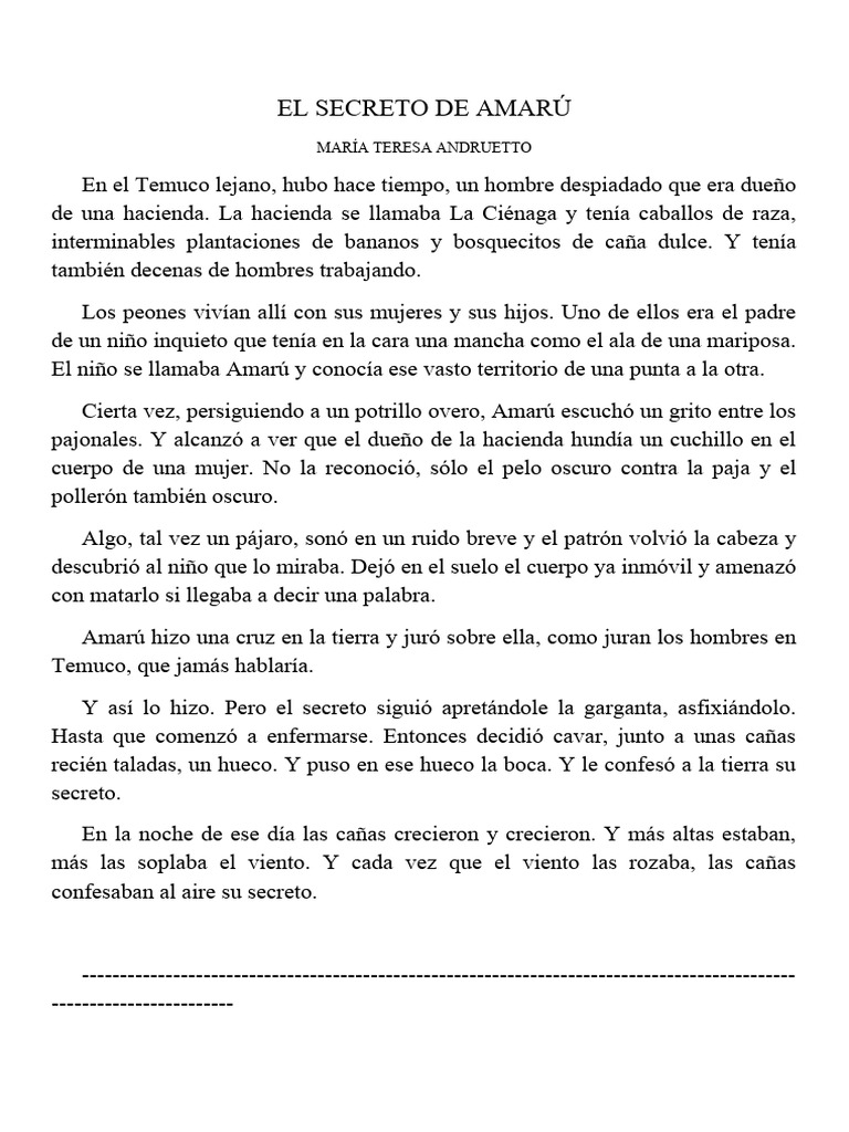 El Secreto de Amarú Revelado | PDF