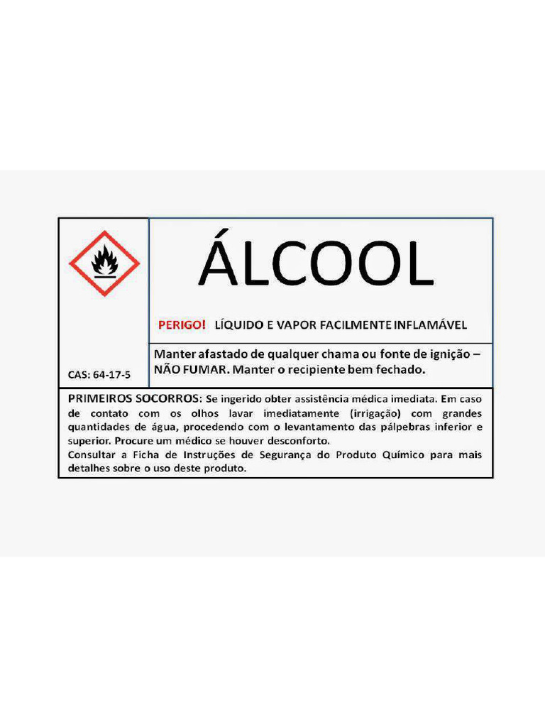 Rotulo de Produto Quimico | PDF