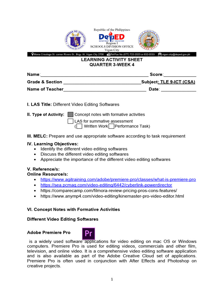 Las Ict Csa 9 q3 Week 4 | PDF | Windows Vista | Computing