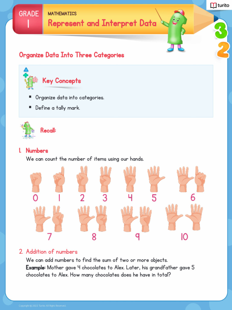 SM - Represent and Interpret Data - Organize Data Into Three Categories ...