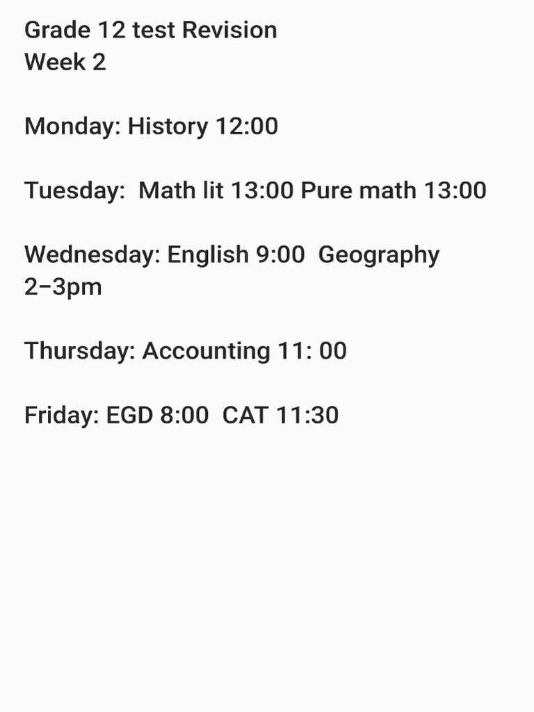 Grade 12 Week 2 | PDF
