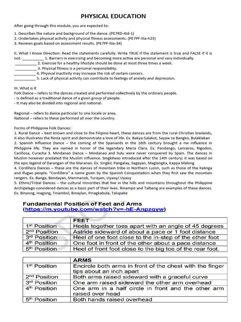 G7 Pe Q3 Summarized Lesson | PDF | Stress (Biology) | Mental Health