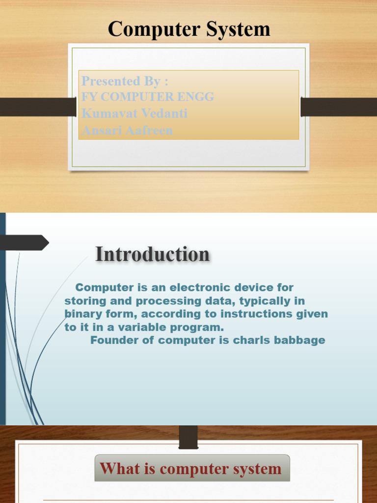 Computer System | PDF