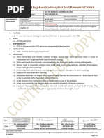 CSSD Checklist | PDF | Sterilization (Microbiology)