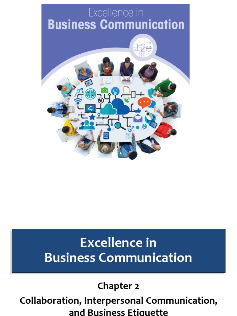 Collaboration, Interpersonal Communication and Business Etiquette | PDF ...